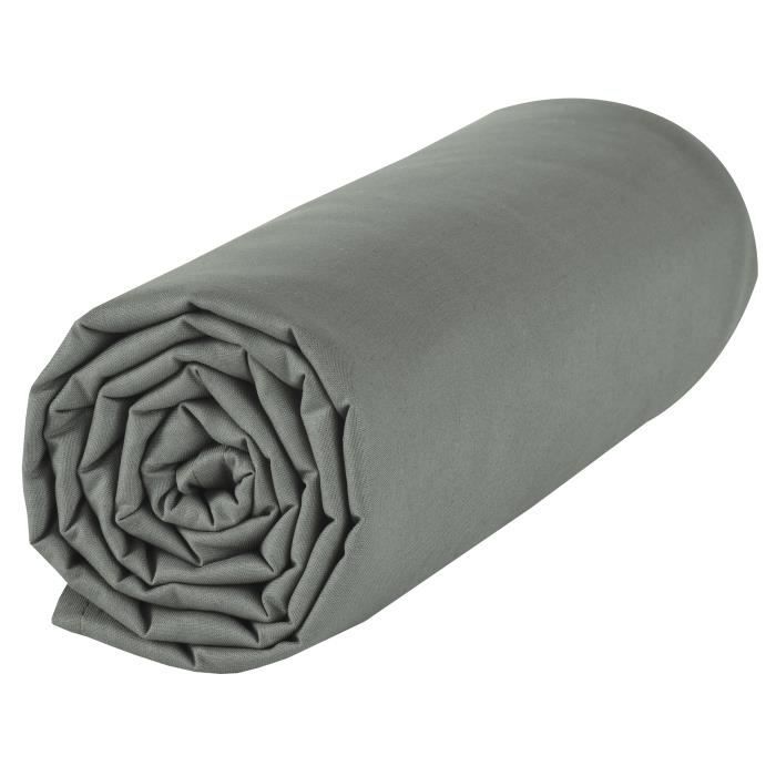 Bebeboutik Drap Housse 60x120 Cm Bébé Enfant 100 Coton Bio Vetiver