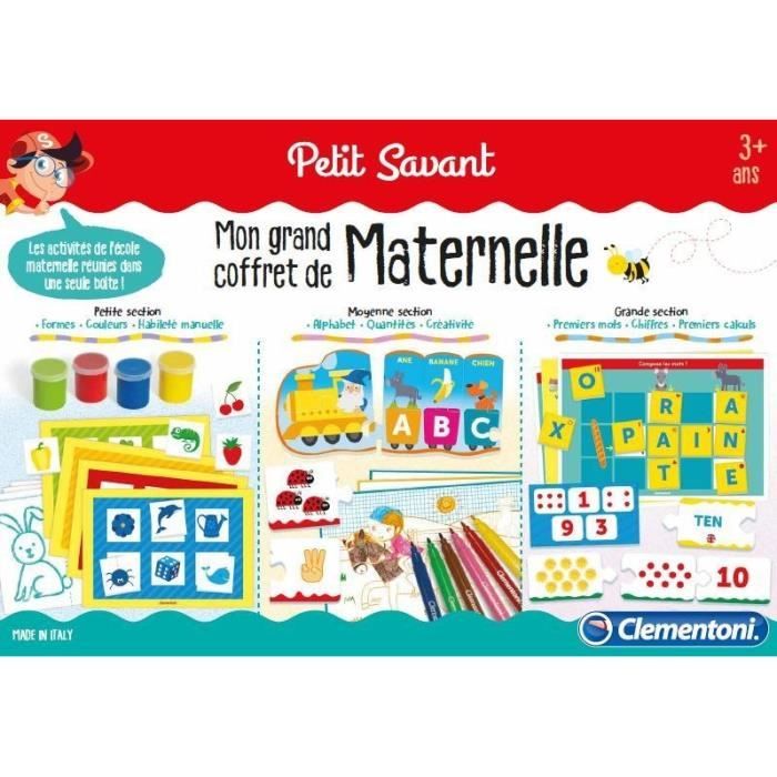 Bebeboutik - CLEMENTONI Petit Savant - Mon grand coffret de maternelle Bebeboutik - CLEMENTONI Petit Savant - Mon grand coffret de maternelle