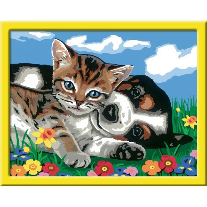Numéro d'art - grand - Une belle amitié - Ravensburger | Bebeboutik Numéro d'art - grand - Une belle amitié - Ravensburger | Bebeboutik